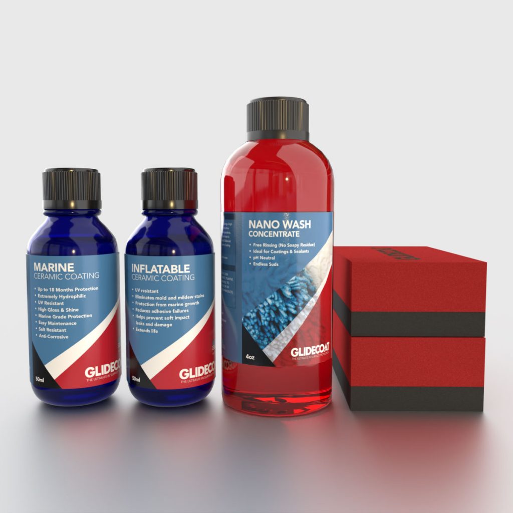 Inflatable Boat Bottom Ceramic Coating Kit | Hypalon Coating Glidecoat
